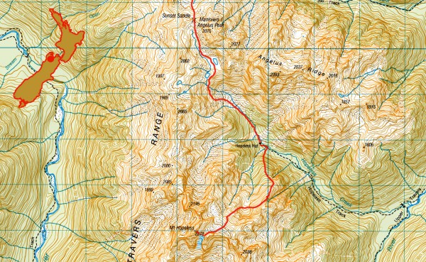 Mt-Hopeless-route - Occasional Climber