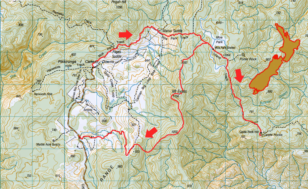 Mt-Evans-route - Occasional Climber