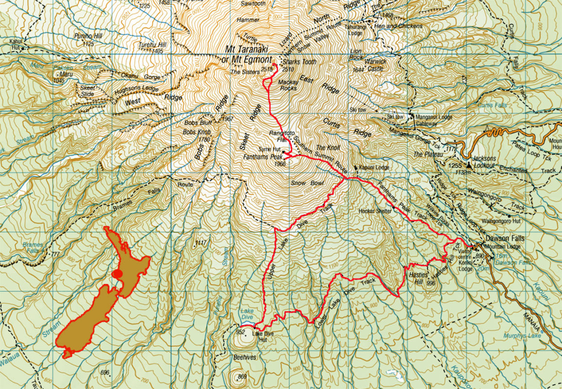 Mt Taranaki via Fantham’s Peak, Jul 2019 - Occasional Climber